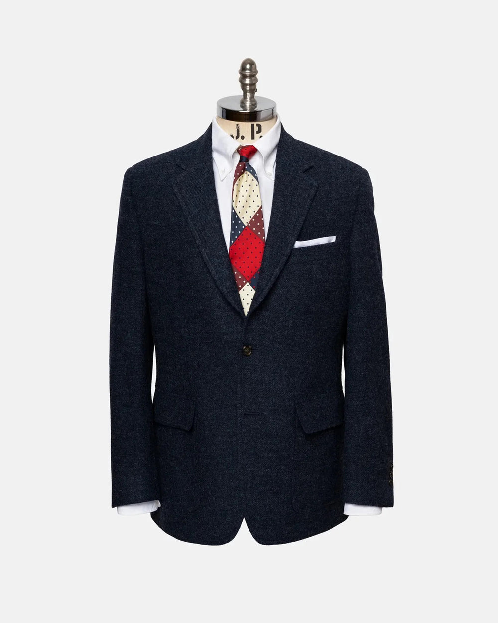 Shaggy Dog Blue Marl Sport Coat | J. PRESS