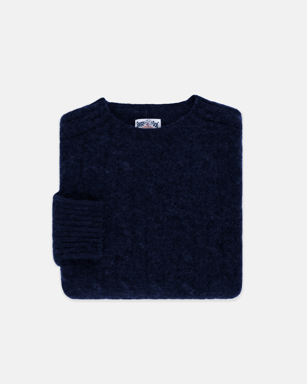 Shaggy Dog Cable Sweater Navy - Classic Fit | Men's Sweaters - J. Press