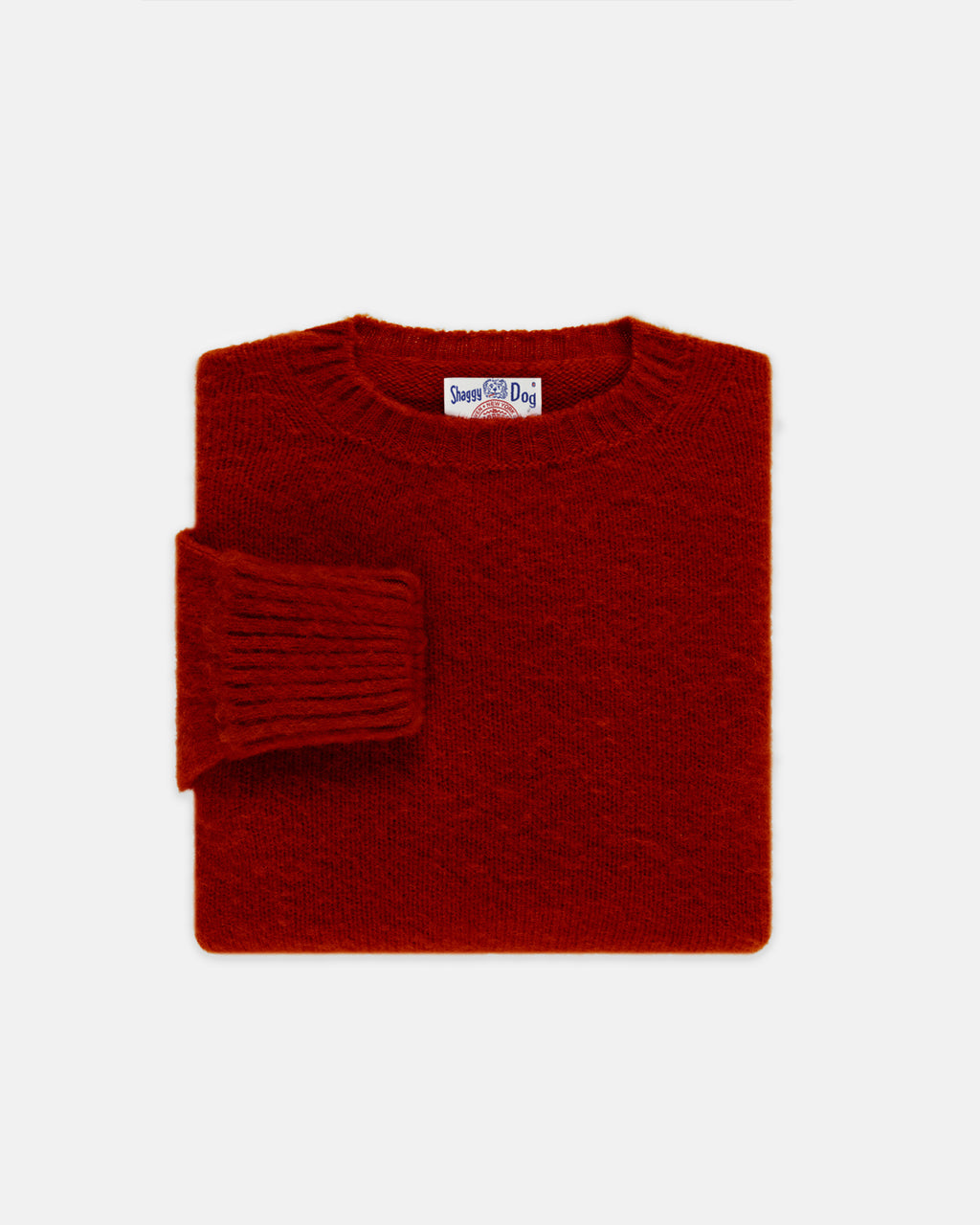 Shaggy Dog Sweater Dark Red - Classic Fit | Men's Sweaters - J. Press