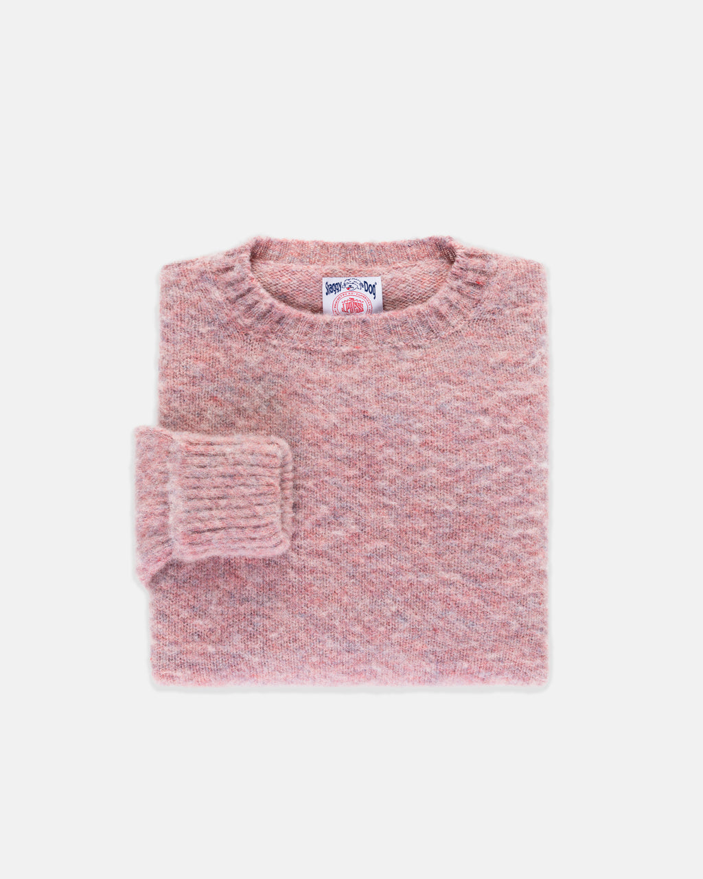 Shaggy Dog Sweater Dark Pink Mix - Classic Fit | Men's Sweaters - J. Press