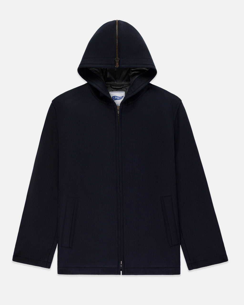 Navy Melton Wool Zermatt Jacket